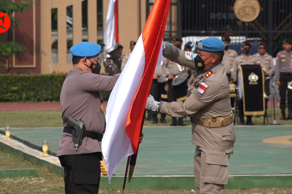 Kapolri lepas 140 kontingen satgas FPU 4 ke Afrika Tengah - ANTARA News