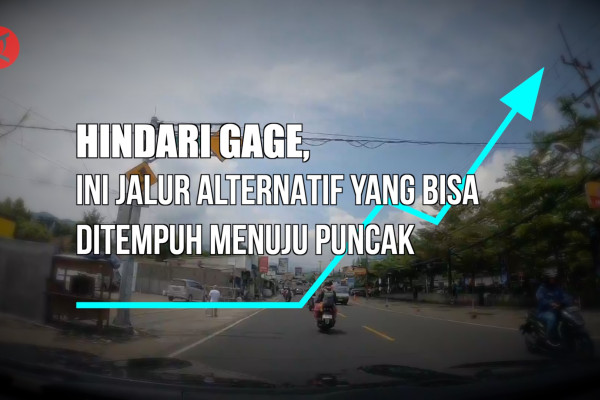 Hindari gage, ini jalur alternatif yang bisa ditempuh menuju Puncak - ANTARA News