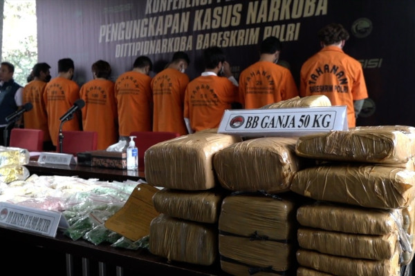 Polri ungkap empat kasus narkoba dengan barang bukti puluhan kg sabu - ANTARA News