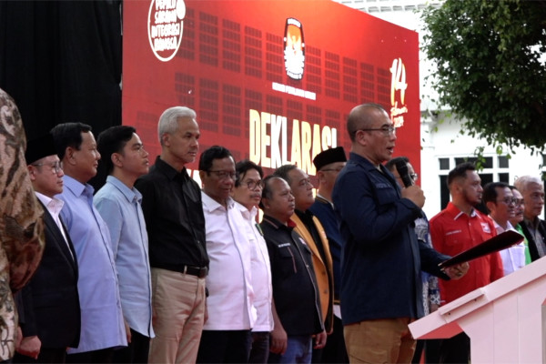 Peserta Pemilu 2024 deklarasi kampanye pemilu damai dan berintegritas - ANTARA News