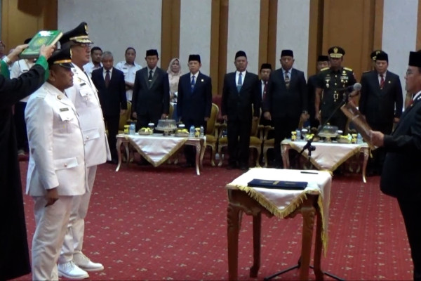 Lantik Kepala Daerah Mubar dan Kendari, ini pesan Pj Gubernur Sultra - ANTARA News