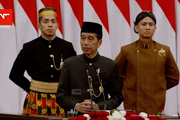 Jokowi tutup pidato kenegaraan terakhir dengan permintaan maaf - ANTARA News