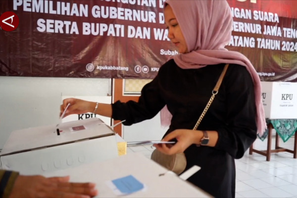 KPU Batang gelar simulasi pungut dan hitung suara Pilkada 2024 - ANTARA News