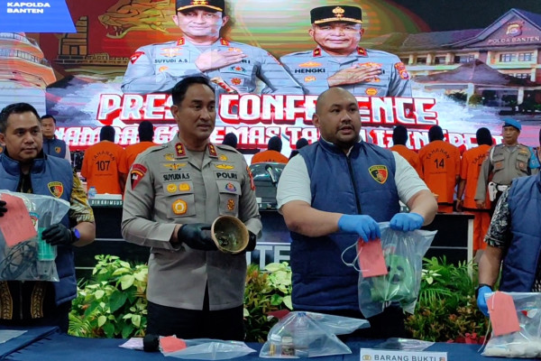 Polda Banten tetapkan sepuluh tersangka tambang emas ilegal di Lebak - ANTARA News