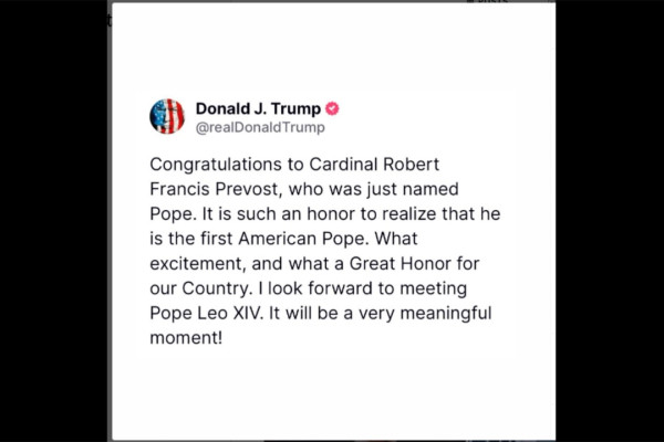 Begini reaksi Donald Trump atas terpilihnya Paus pertama asal AS ...