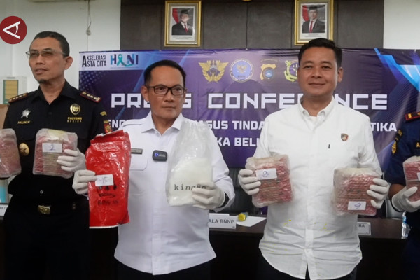 BNNP Babel gagalkan penyelundupan 15 kg sabu dari Sumatera Utara - ANTARA News