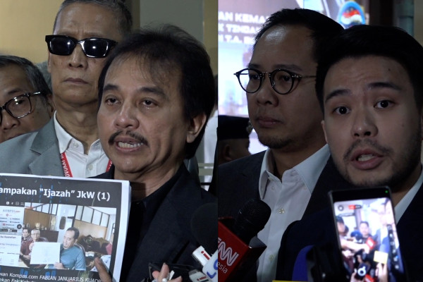 Roy Suryo hingga kuasa hukum Jokowi hadiri gelar perkara kasus ijazah - ANTARA News